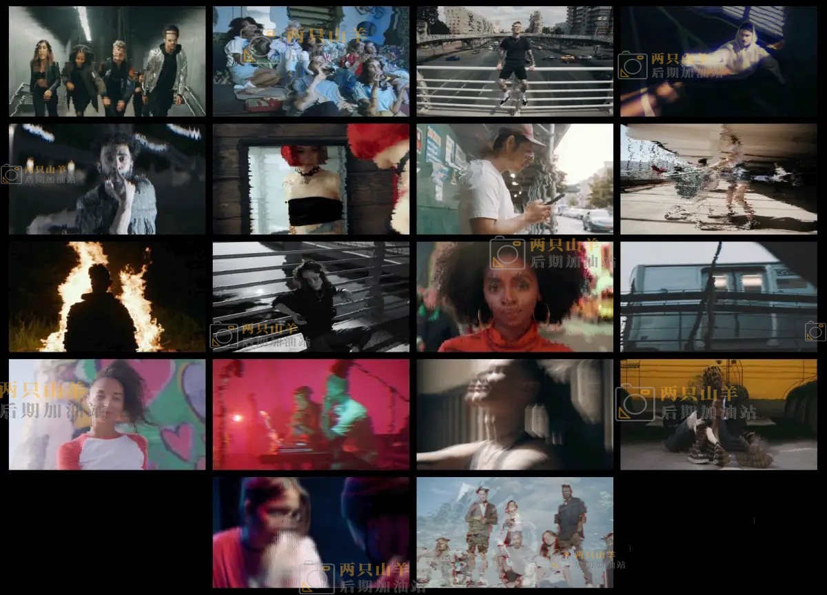 FCPX插件-50种动态扭曲拉伸毛刺失真故障干扰变形视觉转场预设 支持M1M2 mTransition Distortion – 两只山羊后期加油站