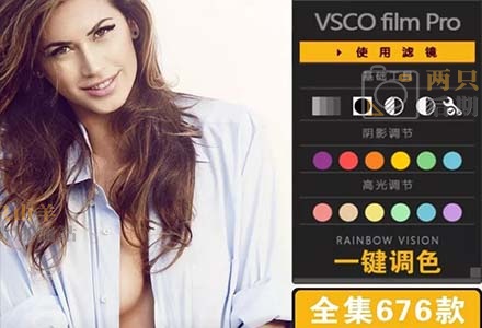PS插件-网红一键调色VSCO全滤镜PS电脑版 更新到676款 中文汉化 支持Win和Mac – 两只山羊后期加油站