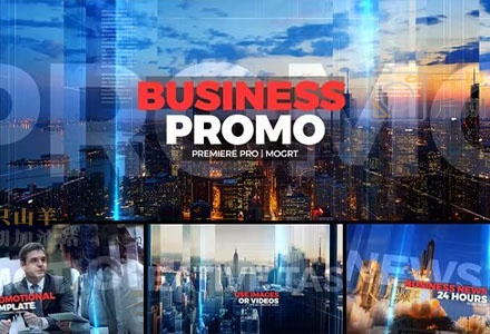 PR预设-政治商业主题会议科技感视差效果企业宣传产品营销视频介绍展示动画 Business Promo – 两只山羊后期加油站