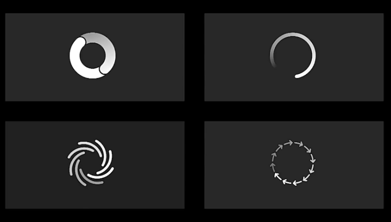 PR预设-21个圆圈读取加载等待图形循环动画 Loading Circles Animation Pack – 两只山羊后期加油站