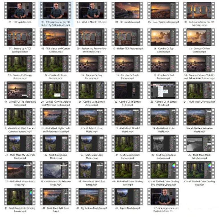 TK9教程-TK9亮度蒙版教程 TK9插件完整指南视频教程-中英字幕 – 两只山羊后期加油站