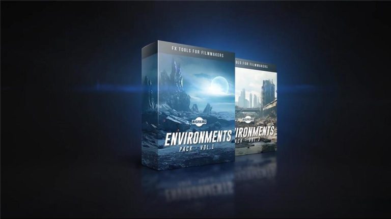 1600张科幻战争废墟恐怖外星中世纪遗迹背景环境高清图片素材 Bigfilms ENVIRONMENTS Pack (Vol. 1 + 2 ...